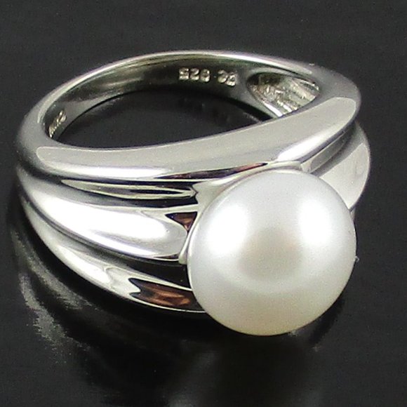 Honora | Jewelry | Honora Cultured Pearl 95mm Polished Ring | Poshmark